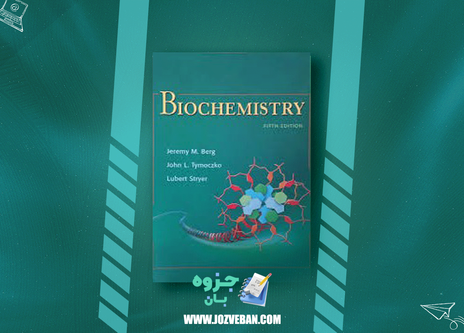 دانلود کتاب pdf biochemistry jeremy m. berg